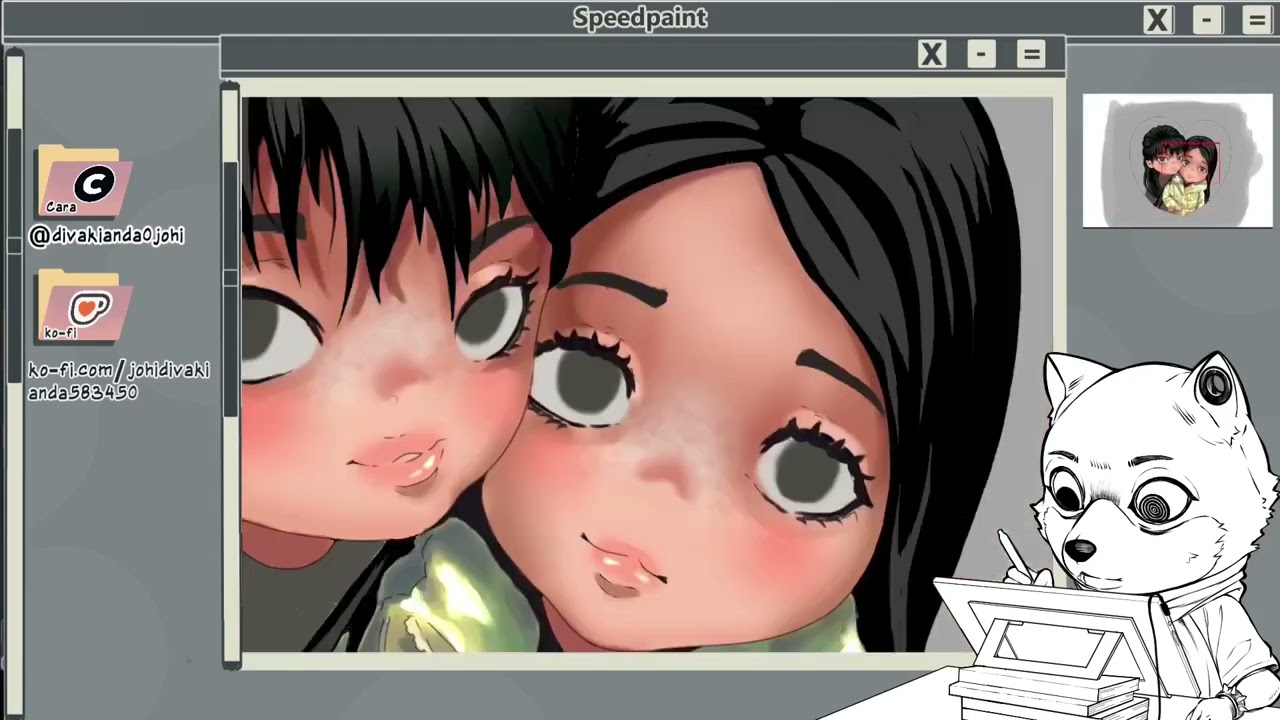 first video speedpaint
