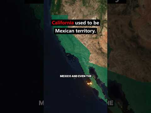 How did California become a U.S. territory?#usa #mexico #california #map