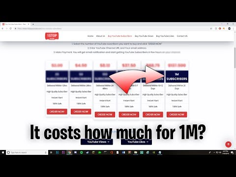 How much money does 100k Subscribers cost? *SHOCKING*