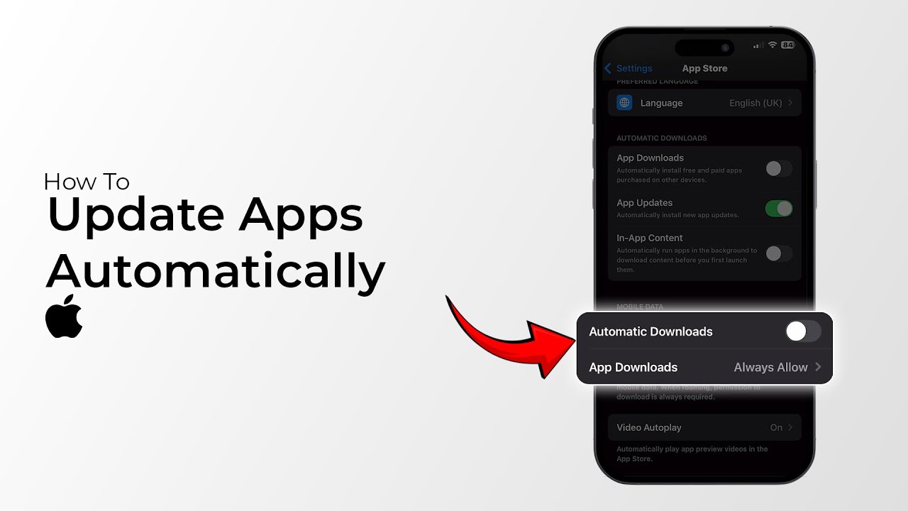 How To Automatically Update Apps On iPhone?