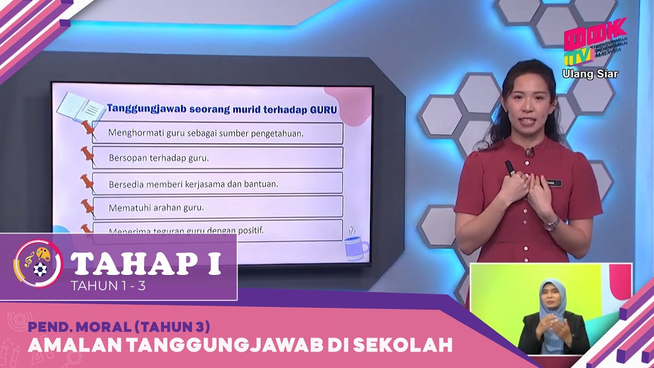 Tahap I (2022) | Pend. Moral (Tahun 3): Amalan Tanggungjawab di Sekolah [R]