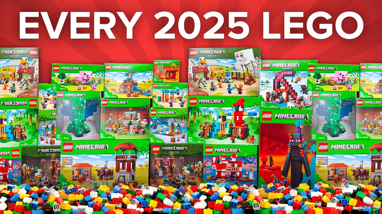 I Built EVERY 2025 Minecraft LEGO Set