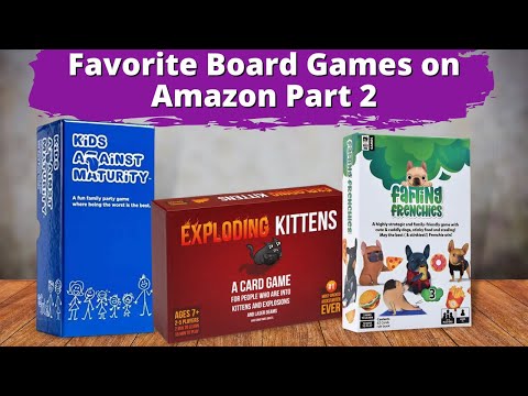 Favorite Board Games on Amazon Part 2