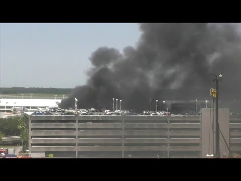 Garage fire at Jacksonville International Airport travelers look for alternatives