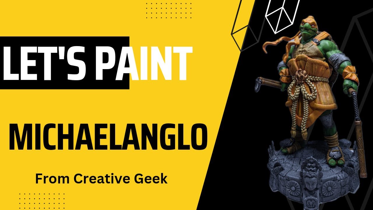 Let's Paint Michelangelo from Creative Geek | Step-by-Step Tutorial eps 7
