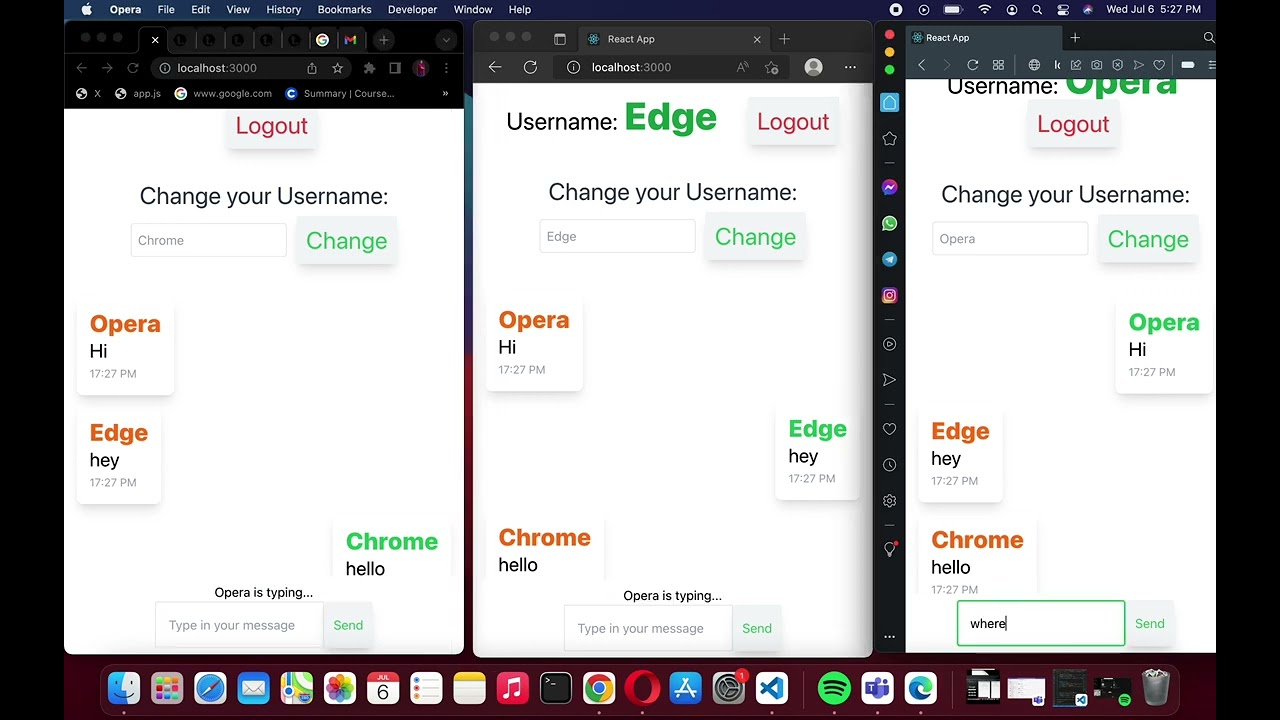 Create an Open Group Chat with NodeJs, Socket.io, ReactJs and Tailwind CSS