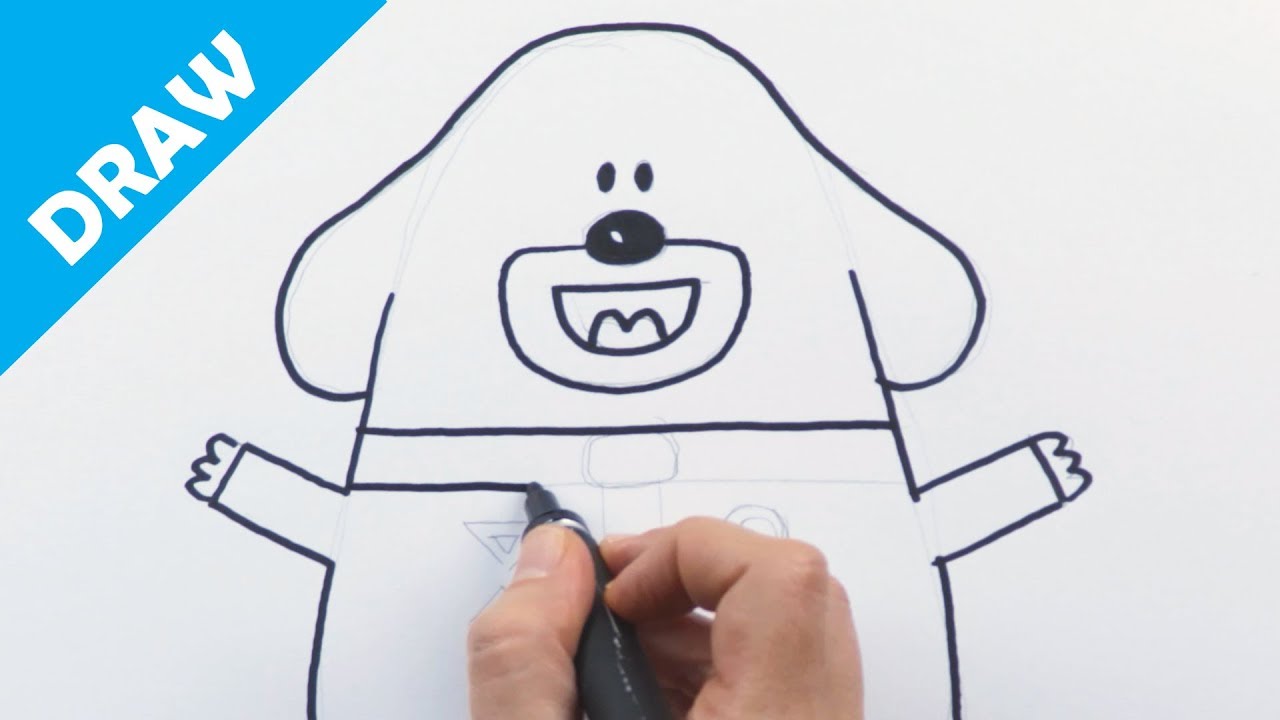 Learn how to draw Duggee - Hey Duggee