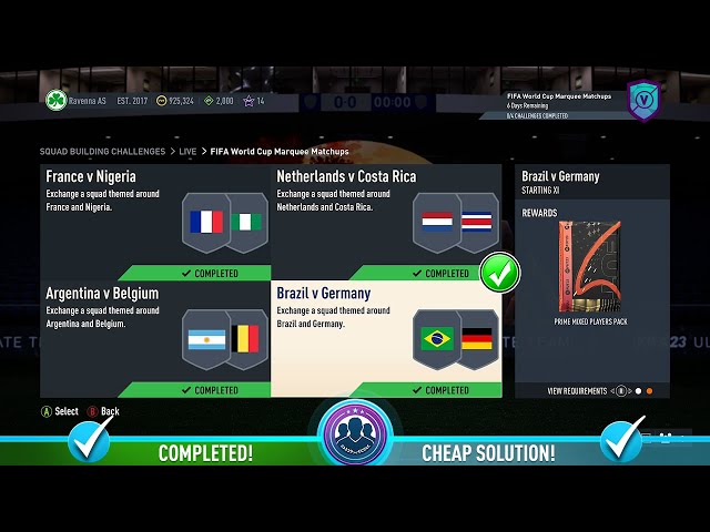 marquee matchups: FIFA 23 Ultimate Team World Cup Marquee Matchups SBC (December 15): How to ...