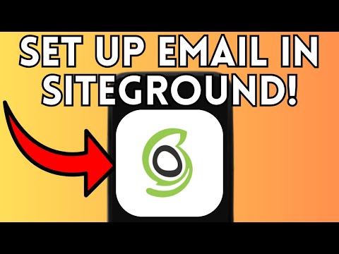 NEW! HOW TO SET UP EMAIL IN SITEGROUND (FULL GUIDE) 2025