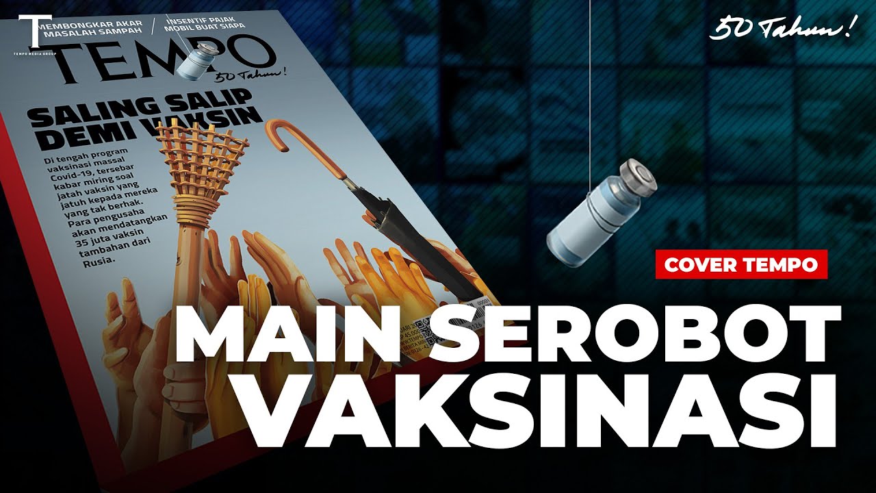 COVER TEMPO - Main Serobot Vaksinasi
