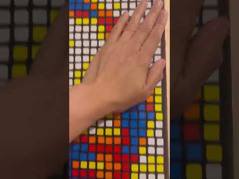 Dr. Jose Rizal Moasaic Portrait out of 600 Rubik Cubes#yt#trending#youtube#viral#video#ytshort#art