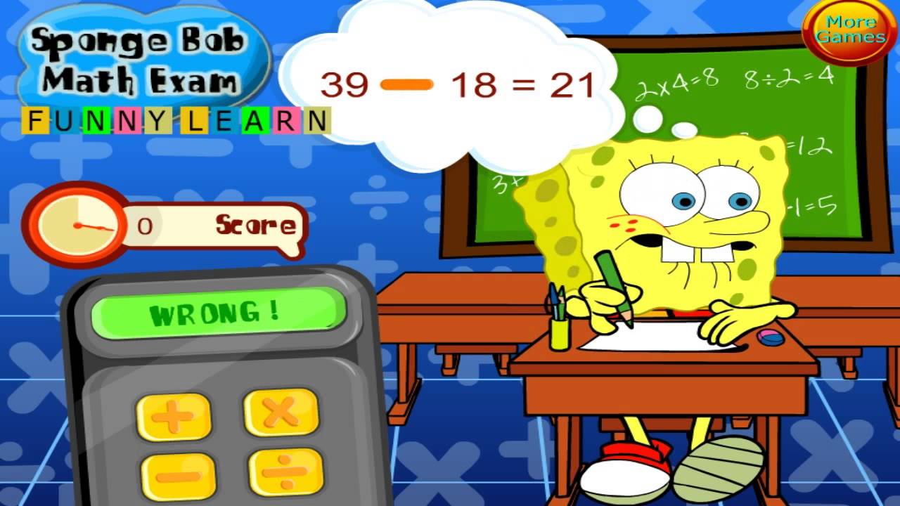 SpongeBob teaches math