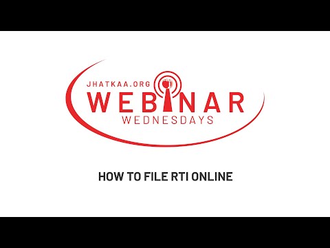 How to File RTI Online