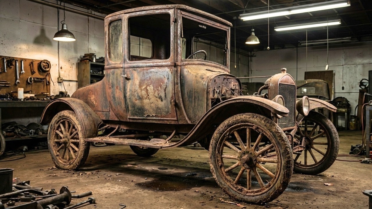This 1919 Ford Model T Sat for Over a Century… The Restoration Is UNREAL