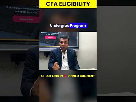 CFA Exam 2024 Eligibility Criteria | The wallstreet school