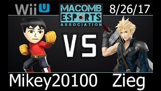 Cloud vs Mii Brawler Matchup Videos - Smash Bros 4 - SSBWorld.com