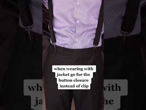 How to wear #braces for #men. #suspenders #mensfashion #short #shortvideo #youtubeshorts