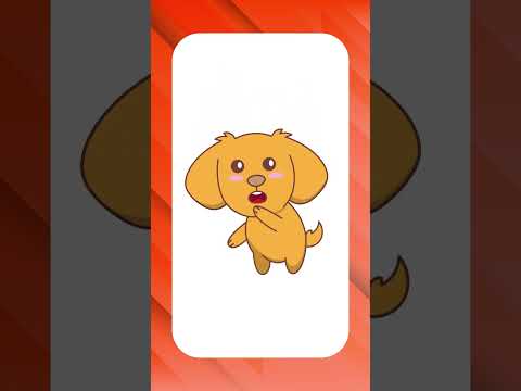 Animate cute dog animal gif animation and loop animation | Studio Venia