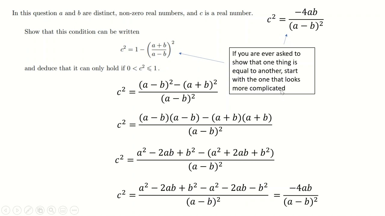 STEP Support Programme Foundation Assignment 1