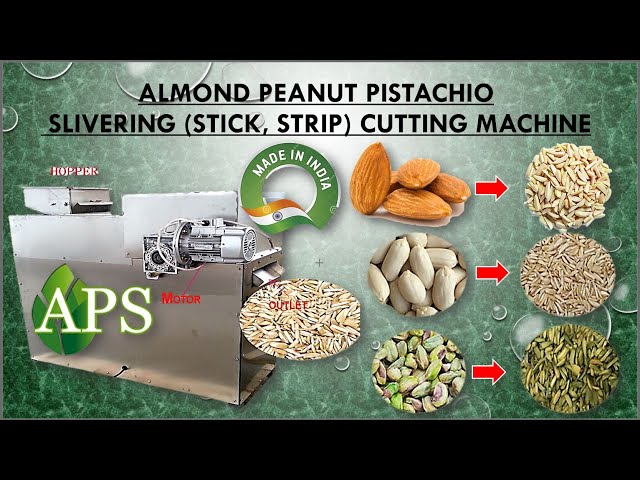 Almond Pista Cutter - Almond(dry Fruit Cutting Machine)300kg/h ...