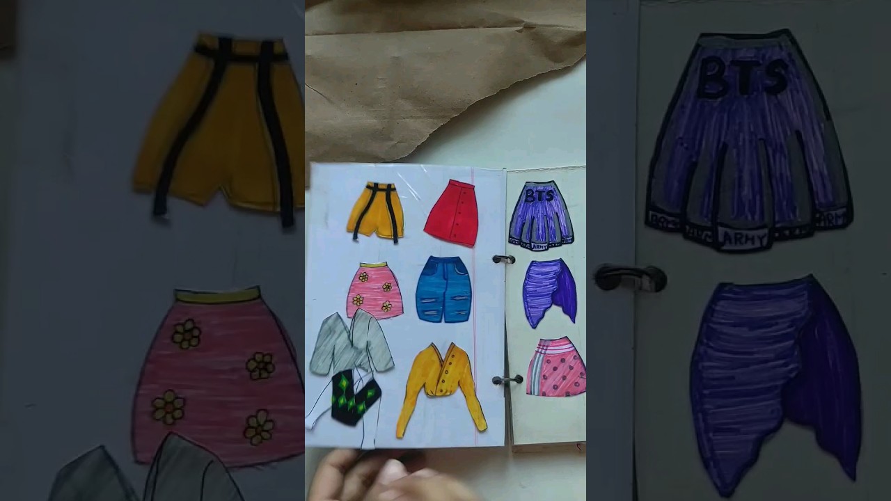 k-pop style paper doll dress up 💜 #koreanstyles #kpop #korean #kpopedit #korea #newjeans #trending