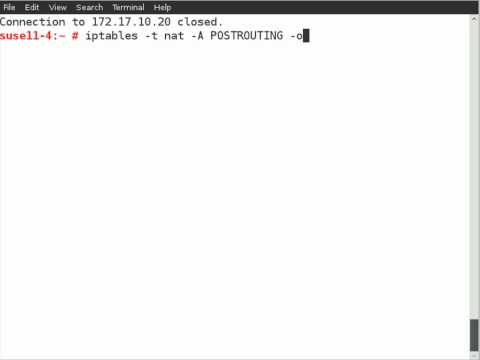 LINUX : Setting up NAT with iptables