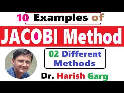 Jacobi Method and Examples| Two different Methods