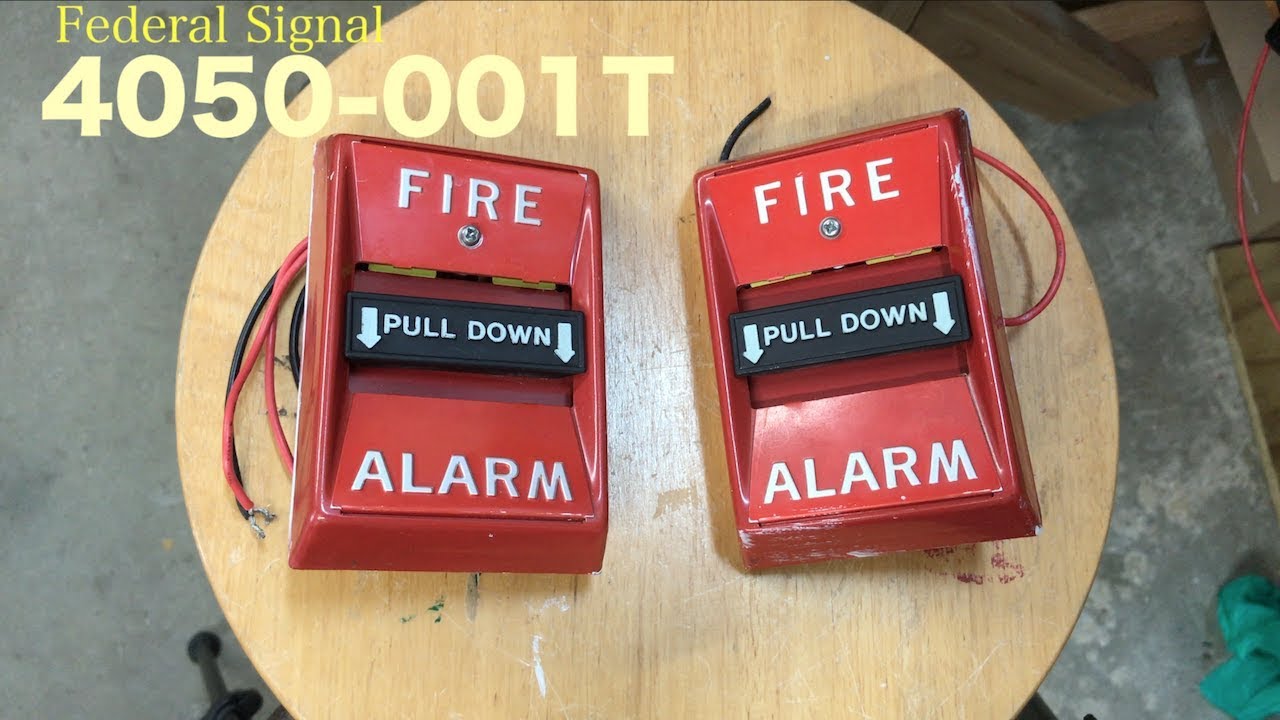 Federal Signal 4050-001T Pull Station Overview/Demo