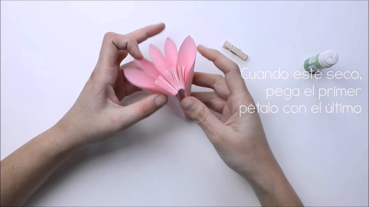 Esferas de flores de papel