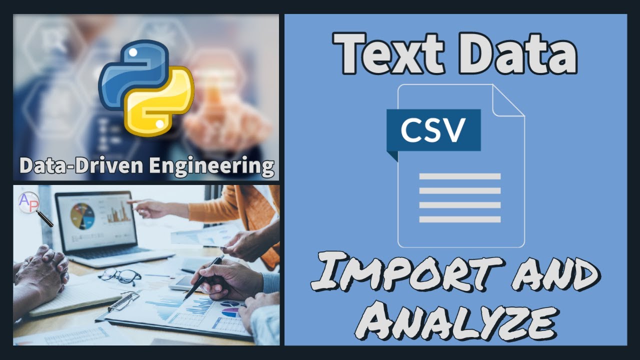 Python Text Import for Data-Driven Engineering