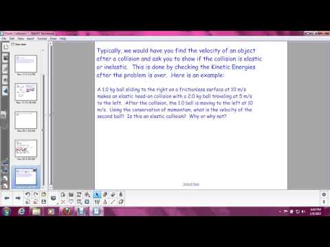 Elastic Collisions