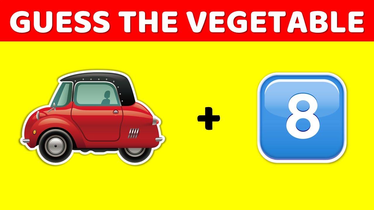 Can You Guess The VEGETABLE By Emojis? | Emoji Puzzles | Emoji Challenge | Emoji Games