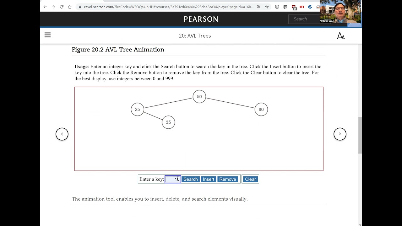 Daniel Liang Python Video Section 20.1 AVL Tree Basics
