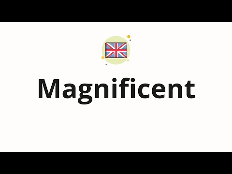 How to pronounce Magnificent