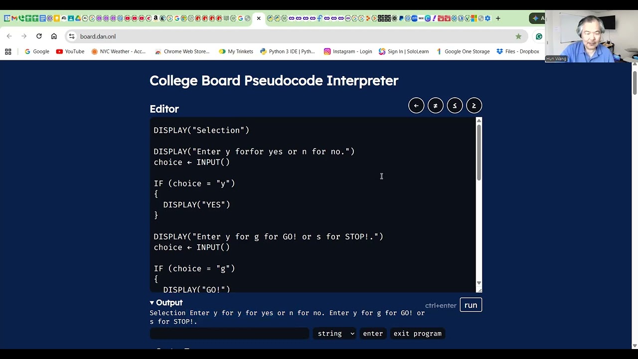 AP CSP Pseudocode: Selection