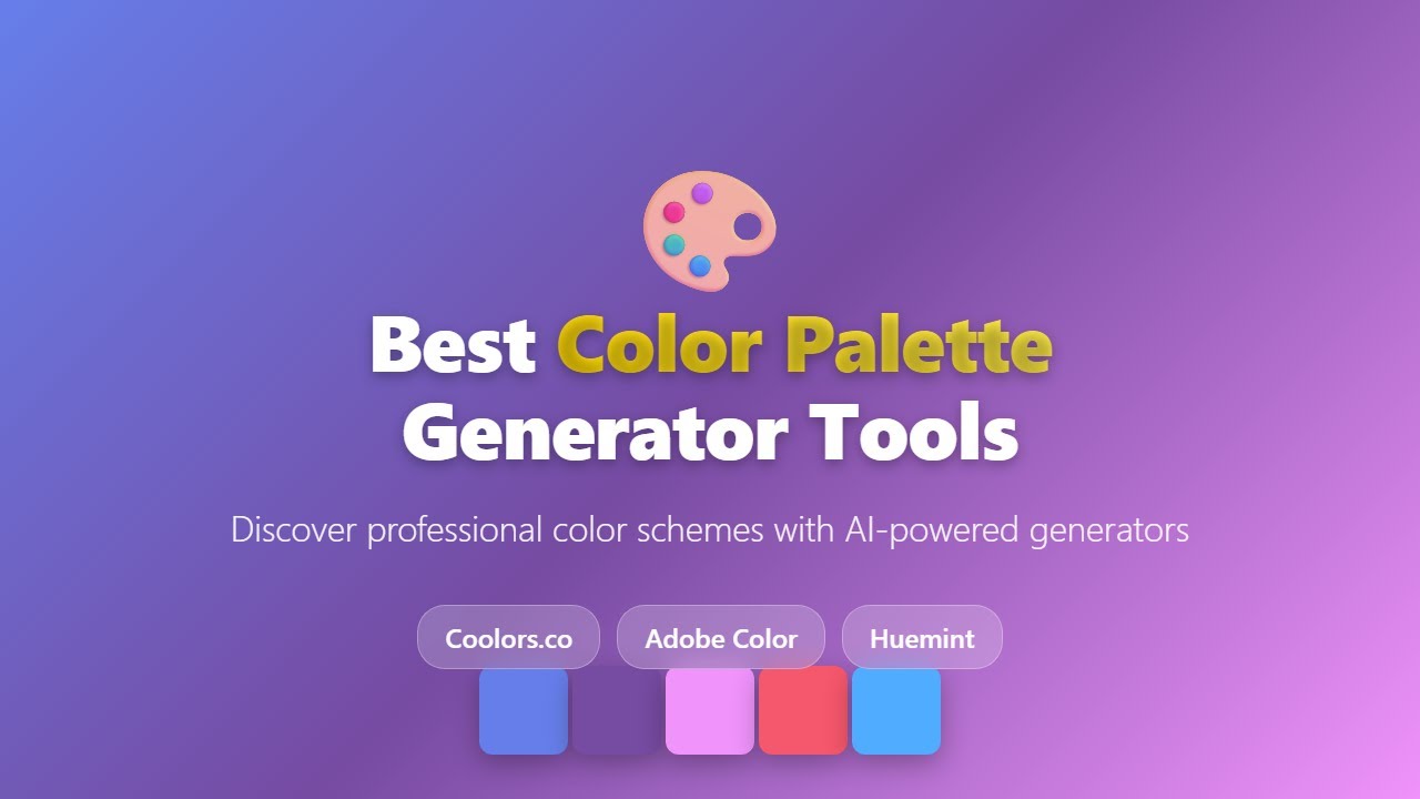 Best Color Palette Generator Tools 2025 🎨