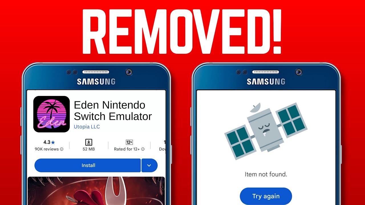 Eden Emulator VANISHES From Play Store! What Really Happened