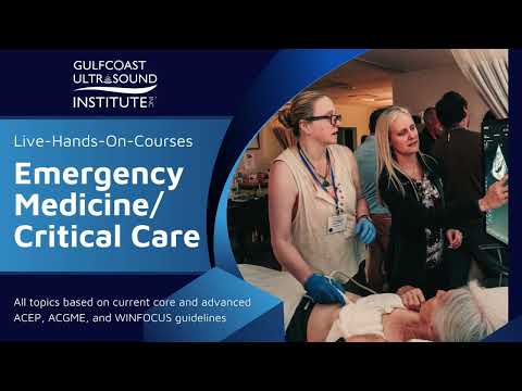 Emergency Medicine and Critical Care Live Ultrasound Courses at GCUS