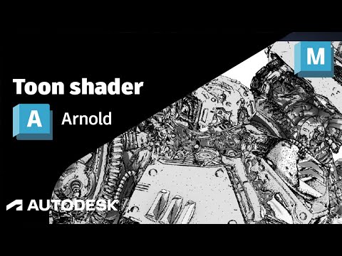 Arnold Tutorial Toon Shading A Mech Model In Mtoa
