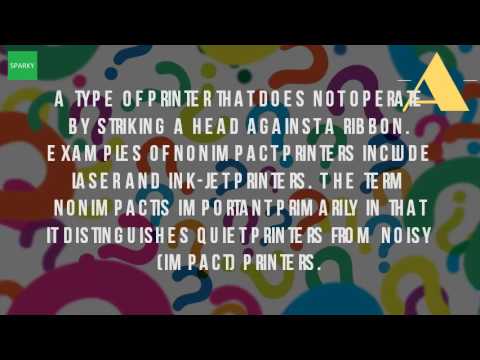 Is Inkjet Printer Impact Or Non Impact?