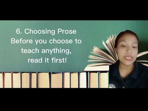 Strategies and Assessment in Teaching Prose