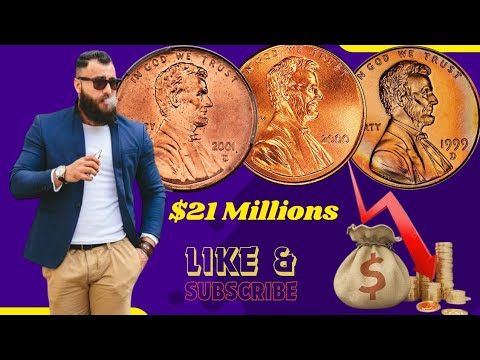 Ultra Rare 1999-2000-2001 D Lincoln Penny Coins Worth Millions - Pinnes Worth Money!