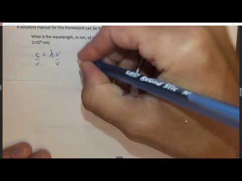 CH6 Q1 Finding Wavelength from Frequency