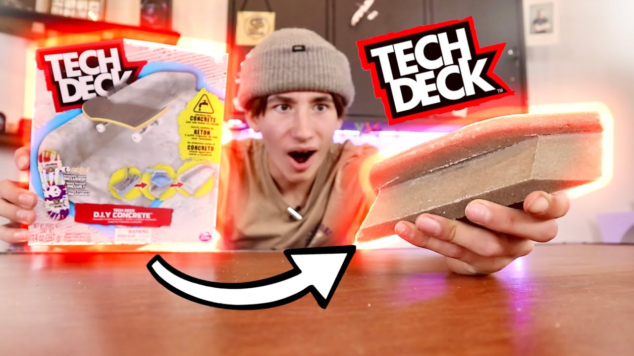 I Got TECHDECK DIY Concrete!!
