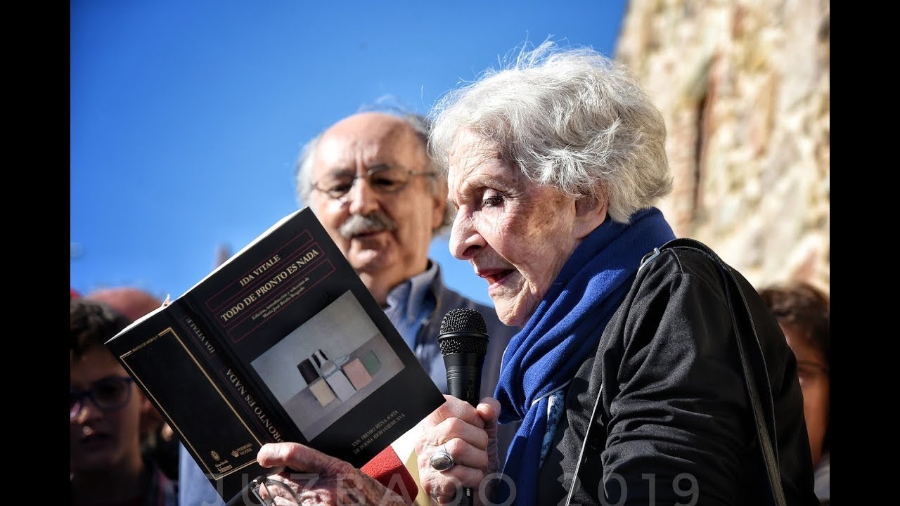 JUZBADO RECIBE A IDA VITALE PARA SU LIBRO ABIERTO, 27 Abril 2019