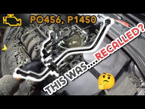 2012-2018 Ford Focus P0456, P1450 Vapor Canister Purge Valve Diagnose & Replacement.