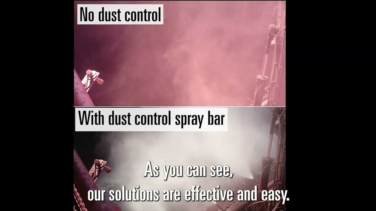 How spraying systems can affect dust control on mining sites