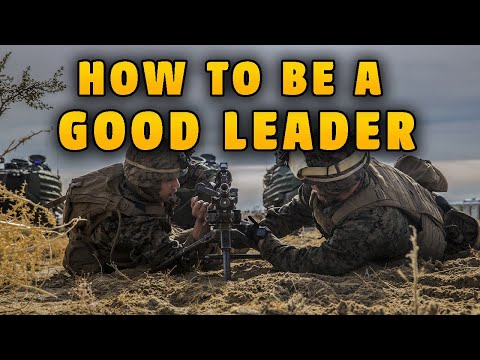 How to be a GOOD LEADER in the Marine Corps | How to lead Marines | How to be a GOOD MARINE LEADER