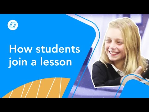 How students join a lesson