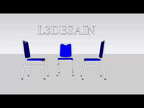 belajar membuat desain kursi kantor dengan sketchup part 1